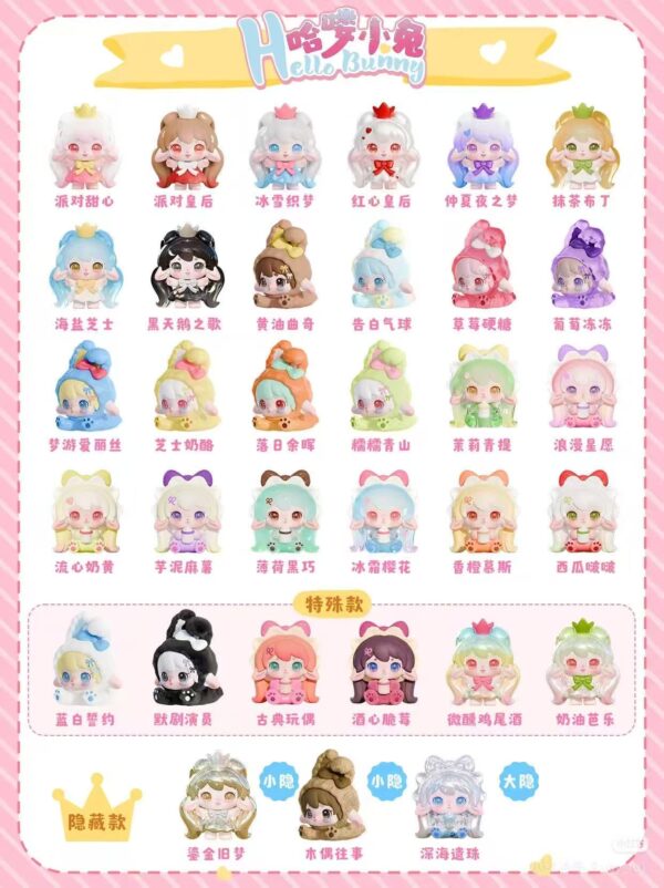 RUBY Hello Bunny series mini figures – linlindandan